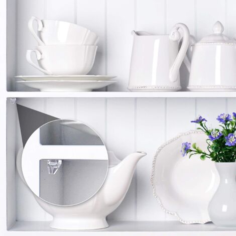 3 Millimeter or 1/8 Inch Shelf Bracket Clear Plastic Bracket Small ...