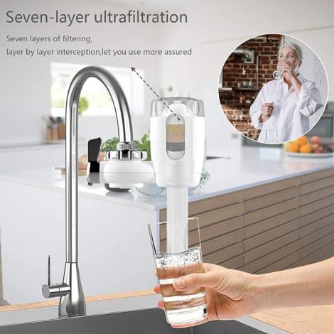 Faucet Water Filter, Tap Water Purifier, Faucet Filtration System for ...