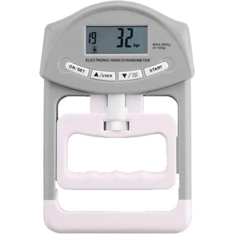 Force measuring instrument digital electronic hand dynamometer 90 kg ...