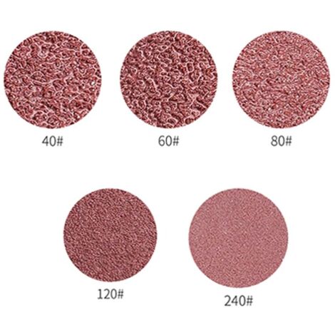 50 Sandpaper Triangular Sanding Sheets, 4 Holes, 40/60/80/120/240 ...