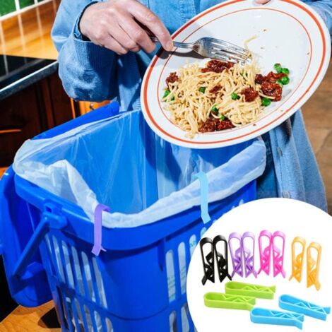 Clip Trash Can Clip Holders Plastic Clip Clip Holders for Kitchen Trash ...
