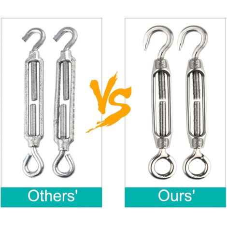 14pcs M4 Tensioner Wire Tensioner Hook and Eye Tensioner Tensioner 304 ...