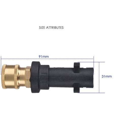 Pressure Washer Gun Adapter with 1/4'' Female Quick Connect Fitting ...