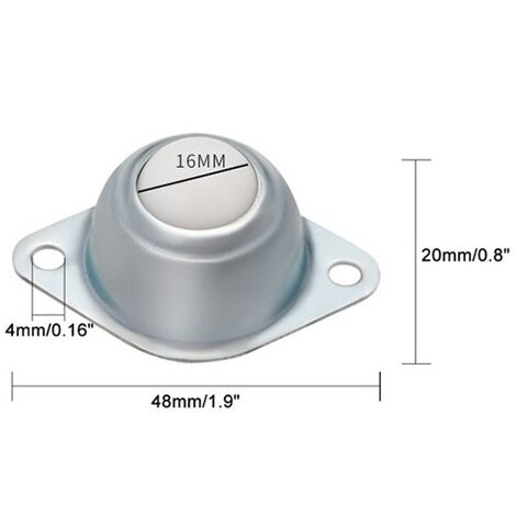 PCS Ball Transfer Nylon Casters Roller Units Ball Transfer 360 Degree ...