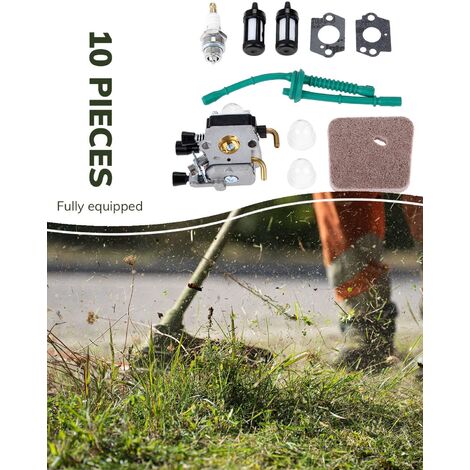 Fuel Line Carburetor Kit For STIHL FS38 FS45 FS55 Brush Cutter