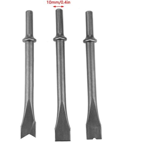 3Pcs Air Hammer Pneumatic Chisel Set Extra Long Hammer Pneumatic Drill ...