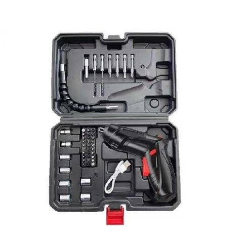 3.6V Mini Electric Screwdriver Set Rechargeable Lithium Battery USB Cordless Drill DIY Multifunctional Household Tools