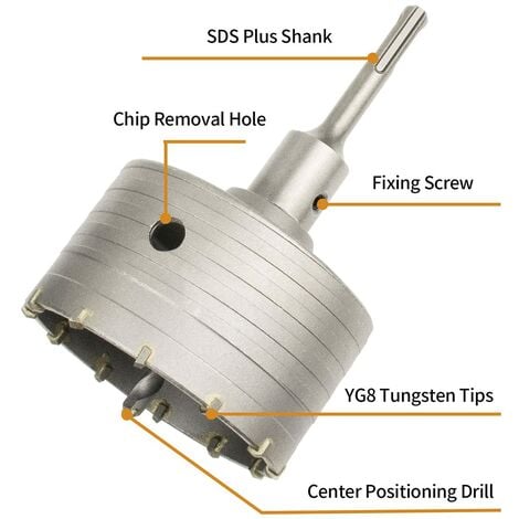 110mm masonry hole saw store