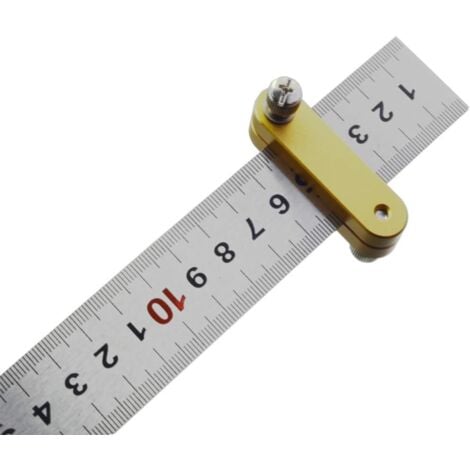 Ruler Positioning Block, Woodworking Parallel Line Ruler, Locator ...