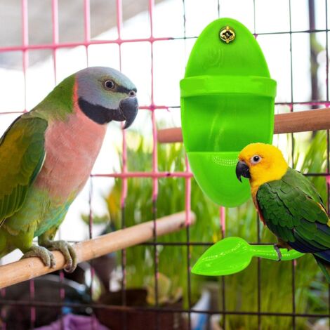 Cuttlefish Holder for Birds Parakeet Feeding Cup Bird Cage Accessories ...
