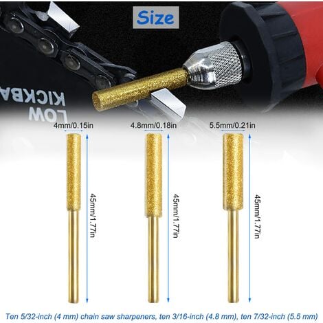 30 Piezas Chainsaw Chain Sharpening Jig, Diamond Sharpener Chainsaw ...