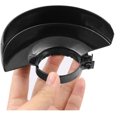 Black metal wheel guard for 125 mm angle grinder