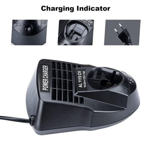 AL1115CV 10.8V 12V 1.5A Li-ion Drill/Driver Battery Charger BC430 BC330, 2 607 336 996 BAT411 ...