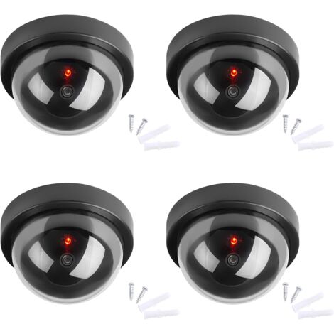 Dummy Cameras, Security Dummy CCTV Dome Camera with LED Flashing Light ...