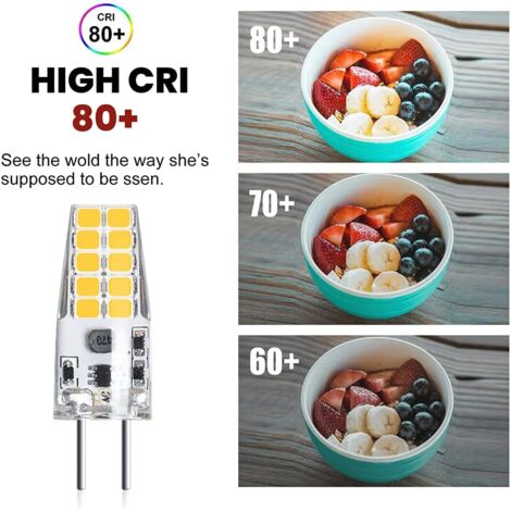 3PCS 3W 12V G6.35 LED Light Bulb T3 / T4 / T5 Cap G6.35 / GY6.35 Base ...