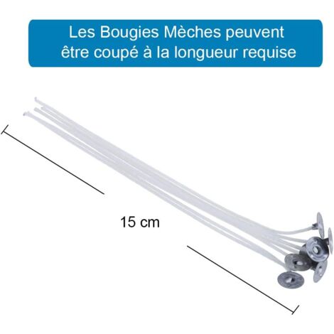 100 PCS 100% Eco-Friendly Candle Wick -15cm DIY Natural Cotton Wick