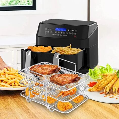 Air Fryer Stand for Ninja Dual Air Fryer - 304 Stainless Steel - Multi ...