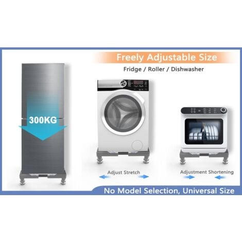 Washing Machine Stand Base for Fridge Washing Machine Dryer Adjustable ...