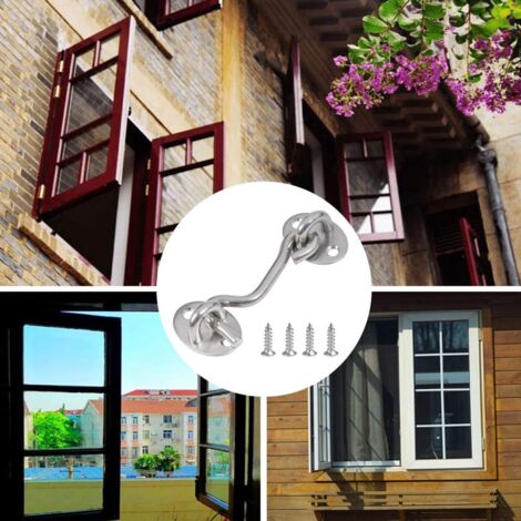 Door Latch Hook, 4PCS Cabin Hook Latches and Bolts for Door Locks Latch ...