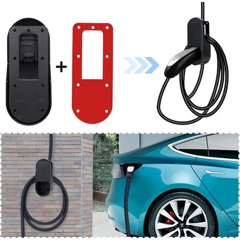 EV Charger Cable Wall Connector, EV Cable Holder Electric Car Organizer ...