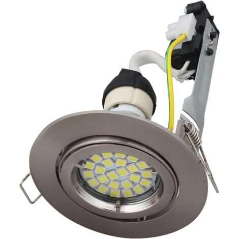 GU10 Lamp Socket Set of 5, GU10 Lamp Base Connectors with Cable and ...