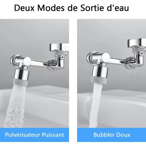 Universal Faucet Aerator, 1080° Wide Angle Rotation Robotic Arm, Faucet ...