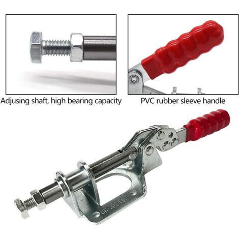 Toggle Clamps,2 Pieces Holding Push Pull Action Hand Tool Toggle Hand ...