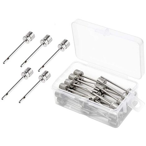 30pcs Stainless Steel Ball Pump Needle Inflation Needles Ball Needle ...