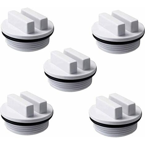 Winter Plugs, 5 Pieces 1.5in Threaded Pool Spa Return Line Winterizing ...