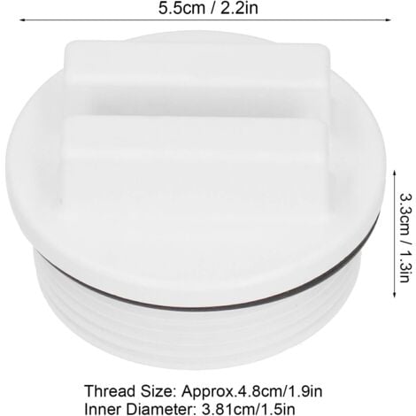 Winter Plugs, 5 Pieces 1.5in Threaded Pool Spa Return Line Winterizing ...