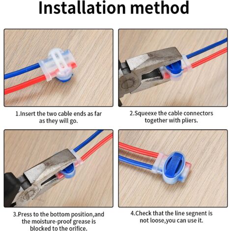 20 Pack Premium Cable Connectors Cable Terminals Boundary Wire ...
