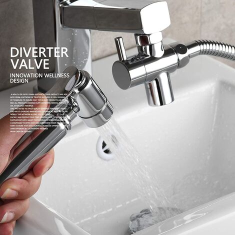 Brass Sink Valve Diverter Faucet Splitter for Kitchen or Bathroom ...