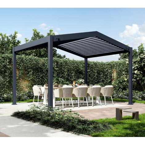 Paragon Outdoor Icon 1013 Pergola en aluminium avec toit à