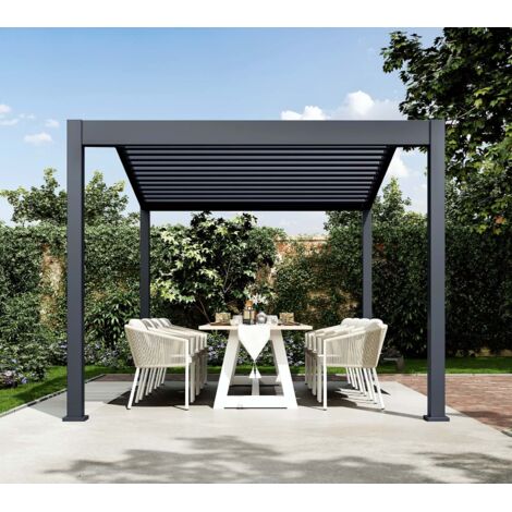 Paragon Outdoor Icon 1013 Pergola en aluminium avec toit à