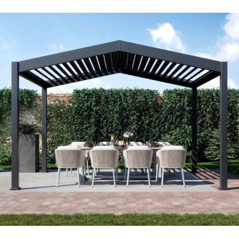Paragon Outdoor Icon 1013 Pergola en aluminium avec toit à