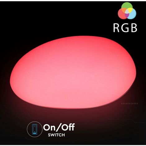 V-TAC Sasso LED 1W RGB con control remoto IR de 24 teclas y fuente de ...