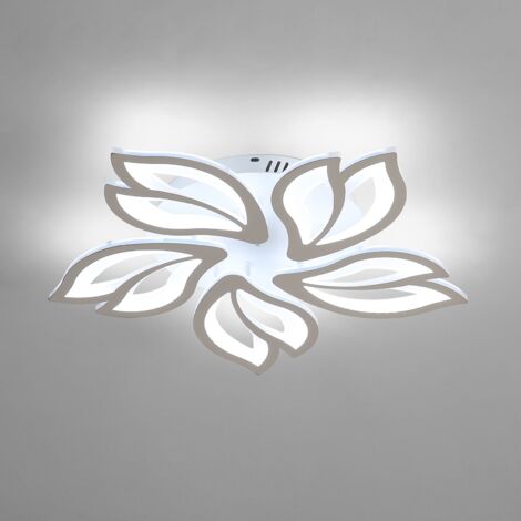 65W LED Ceiling Light, Creative Modern Flower Shape Ceiling Lamp ...