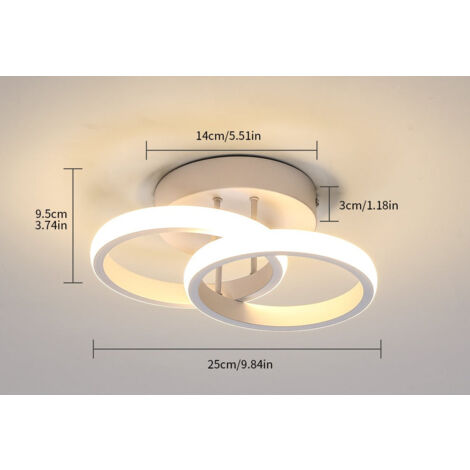 LED ceiling light, ceiling chandelier, ceiling light, warm white 3000k ...