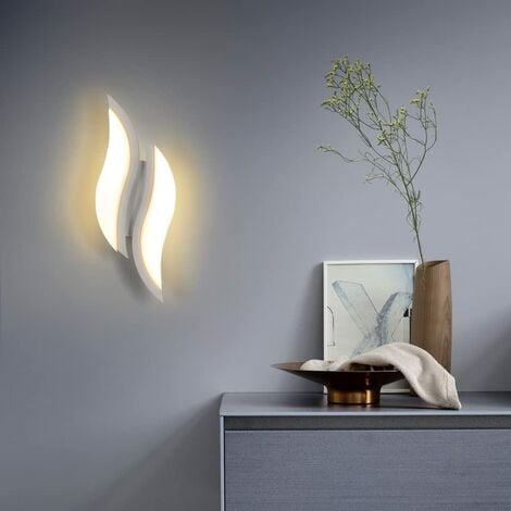 Goeco LED interior wall light, modern wall lamp 12w 1000lm, acrylic ...