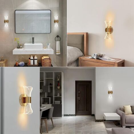 Dimmable LED Wall Light Modern Wall Sconce 3000K/4000K/6000K for ...