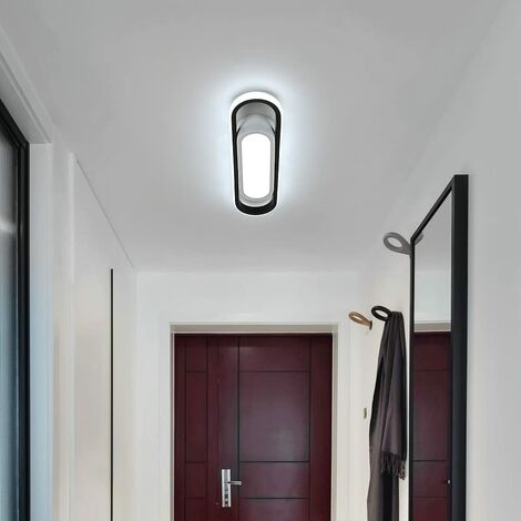 Modern LED Ceiling Light, 24W 1800LM Rectangular Ceiling Light, Cool ...