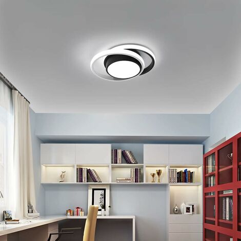 Modern LED Ceiling Lighting, 6500K Cool White Light LED Ceiling Lamp ...