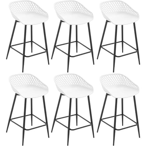 WOLTU 6x Bar Stools Breakfast Counter Chairs Bar Chairs Modern Stools ...