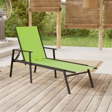 Bain de soleil Moderne - Transat - Fauteuil de jardin relax Acier et ...