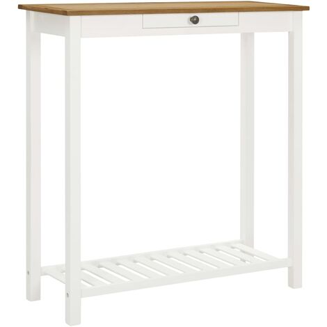 Table de bar Table Haute Fine Table de Cuisine 100x40x110 cm Bois de ...