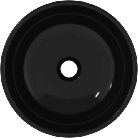 Lavabo-Vasque Verre trempé 35x12 cm Noir 174671