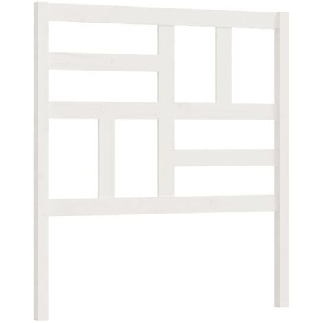 Tête de lit-Panneau de lit-Accessoire de Lit Blanc 96x4x104 cm Bois ...