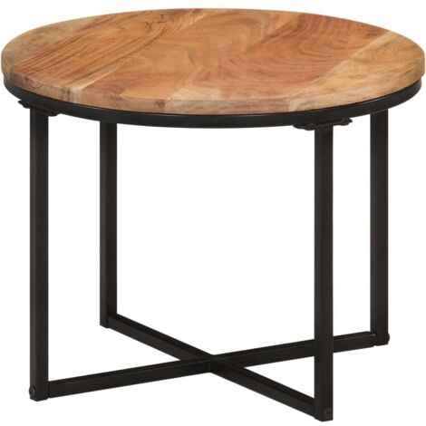 Table basse-Table Salon-Table d'appoint 45x45x35 cm bois massif acacia ...