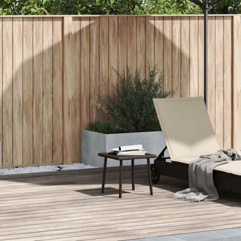 Table basse de jardin-Meuble de jardin rectangulaire marron 40x40x37 cm ...