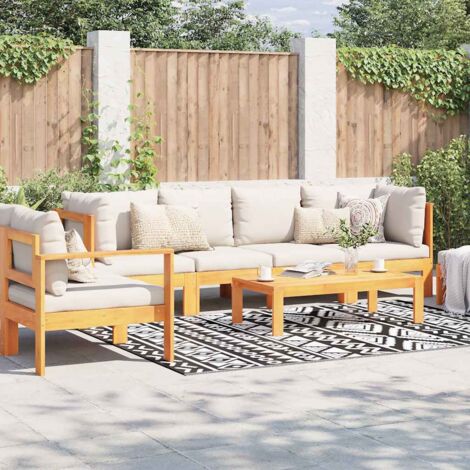Tapis d'extérieur-Tapis de Jardin ARAKIL Noir 160x230 cm PP 307356